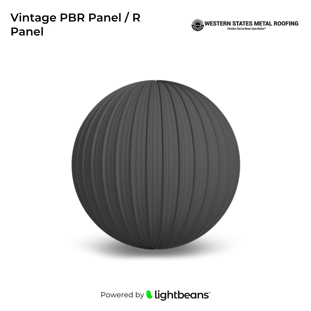 Texture Vintage PBR Panel / R Panel de Western States Metal Roofing ...